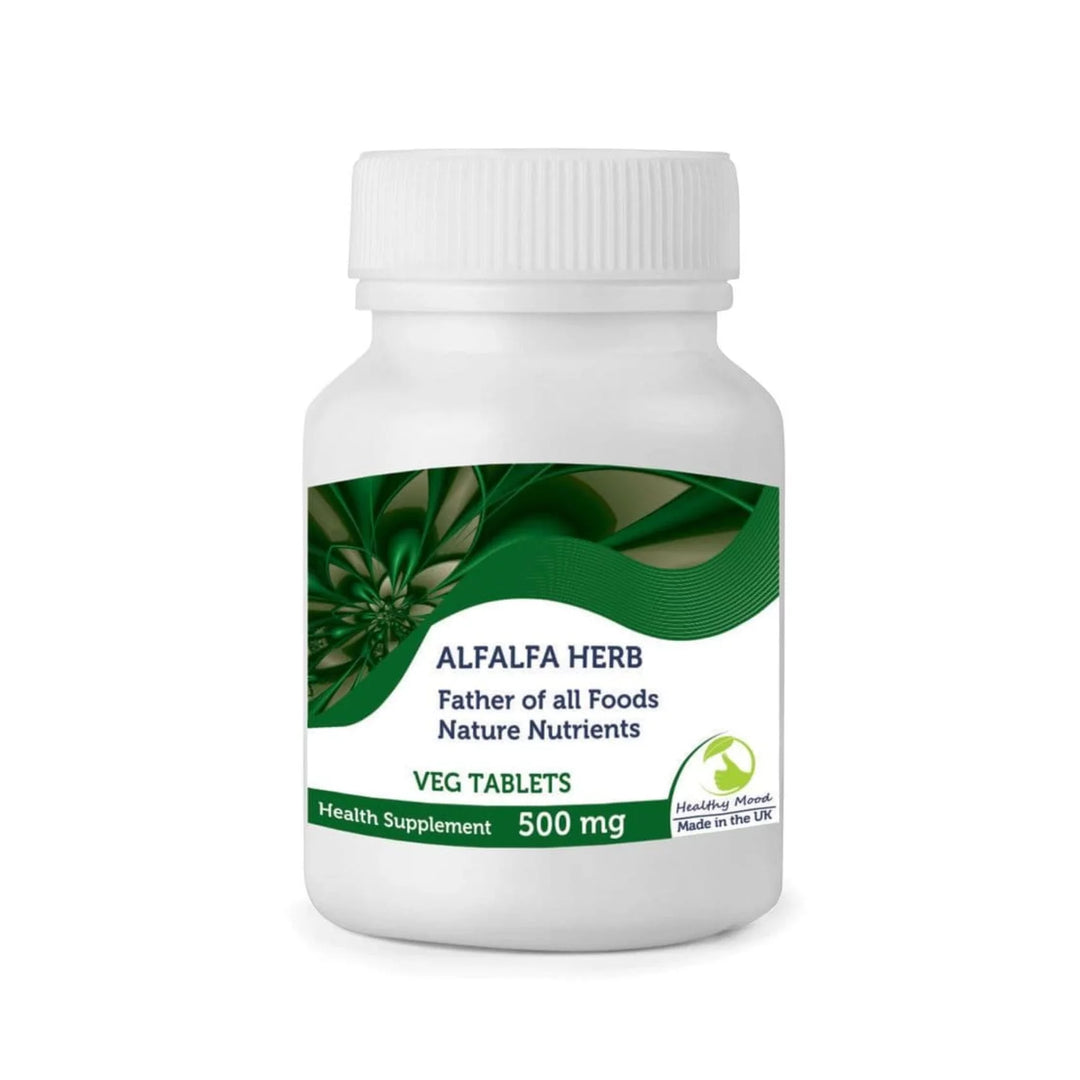 Alfa-alfa Herb 500mg Veg Tablets – Healthy Mood