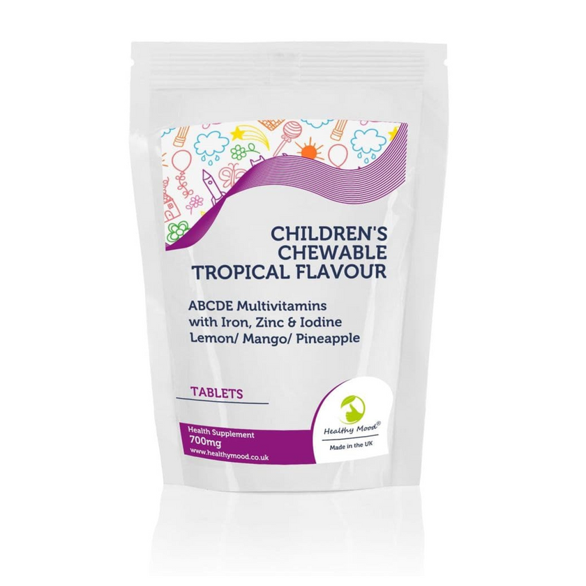 Multivitamins Children’s Tropical ABCDE Tablets – Healthy Mood