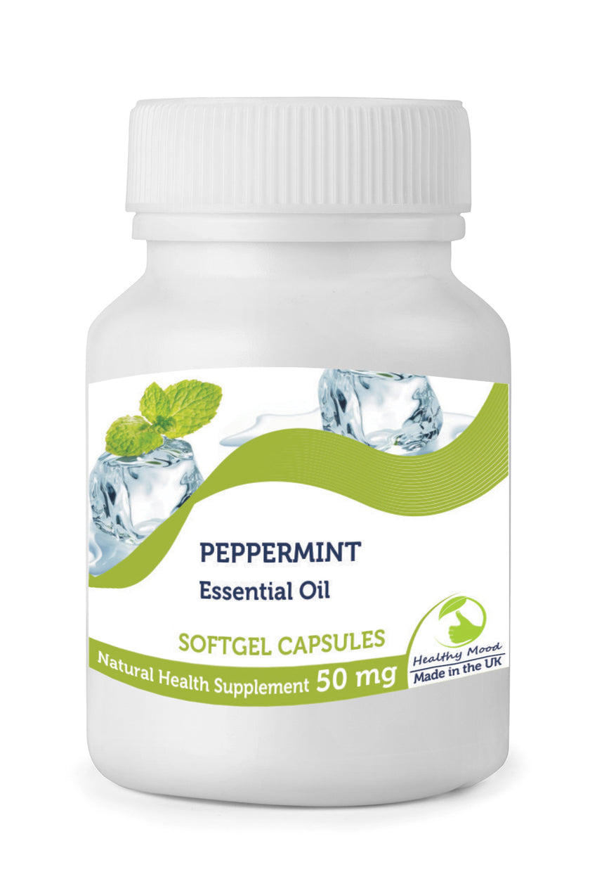 Peppermint Essential Oil 50mg Capsules – Healthy Mood