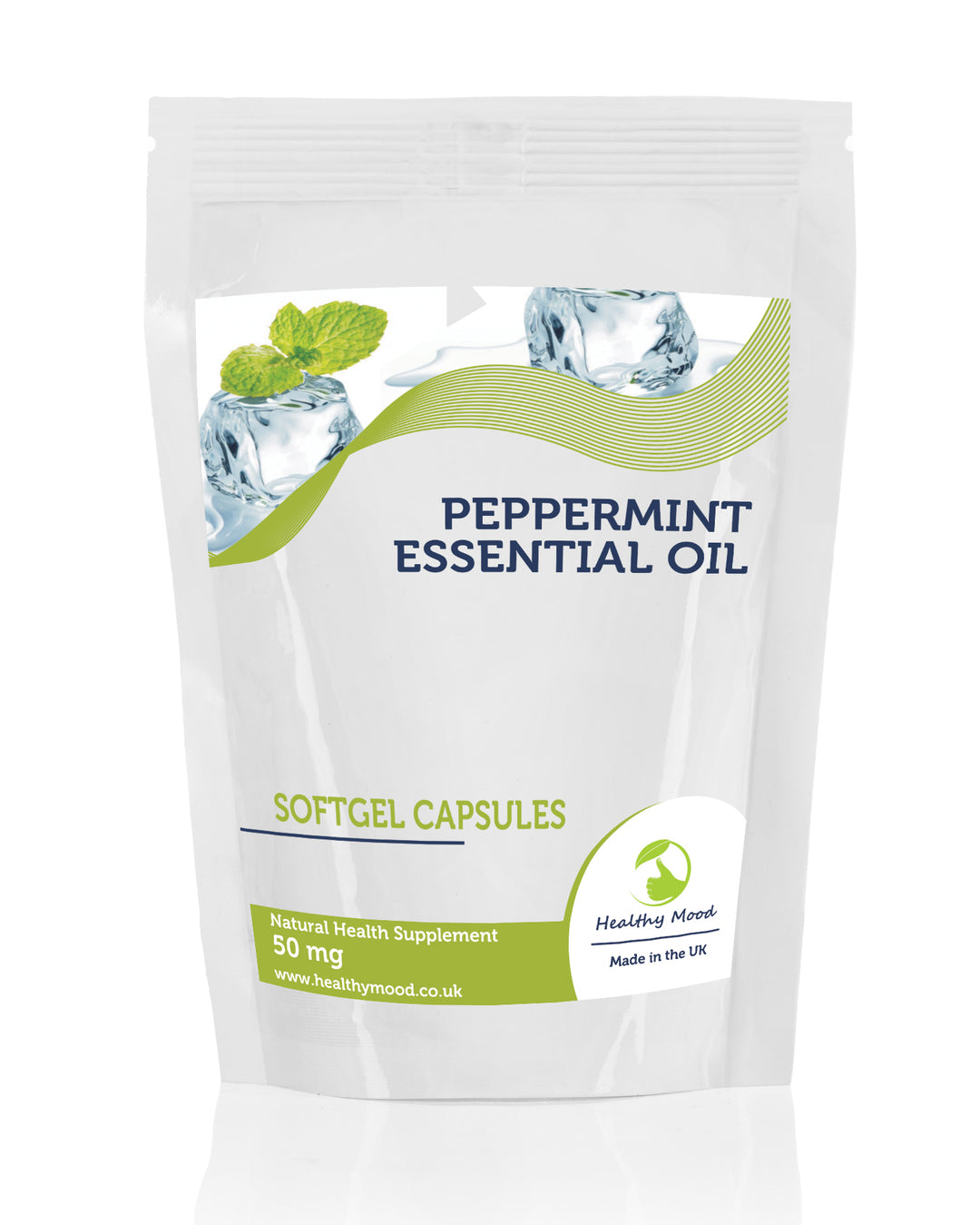 Peppermint Essential Oil 50mg Capsules – Healthy Mood